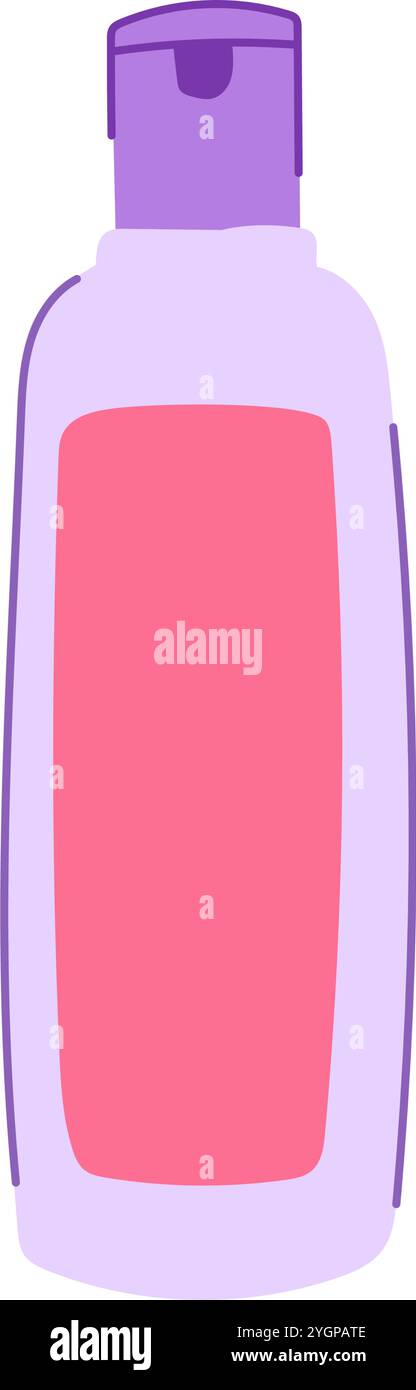 soothing face toner cartoon vector illustration Stock Vector Image ...