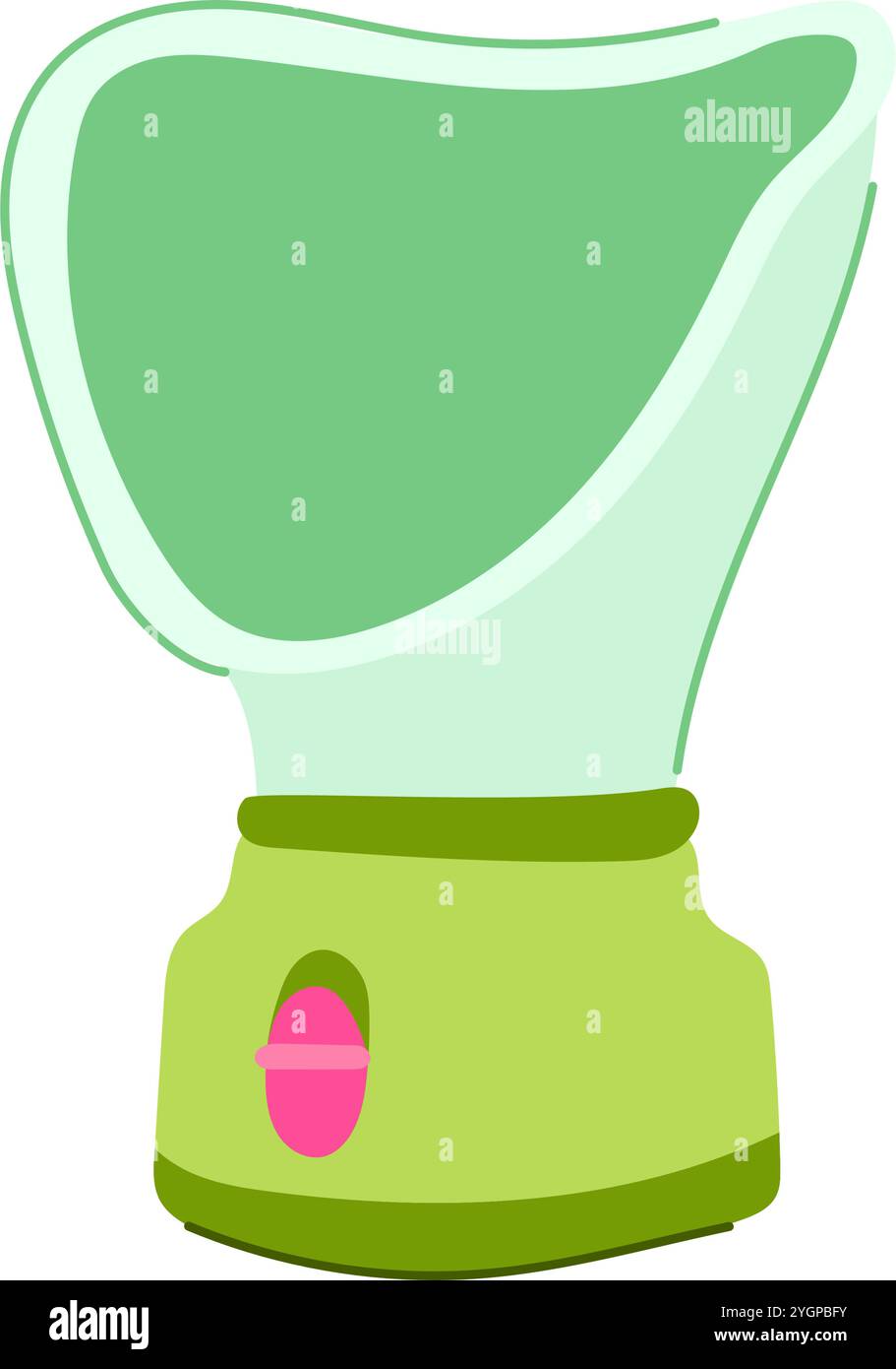 pores facial steamer cartoon vector illustration Stock Vector Image ...