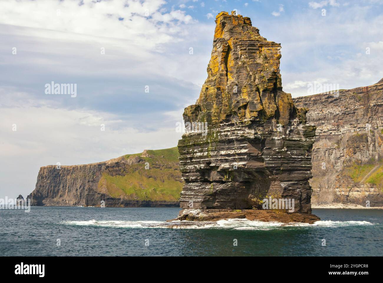 Ireland, County Clare, Cliffs of Moher, sea stack Stock Photo - Alamy