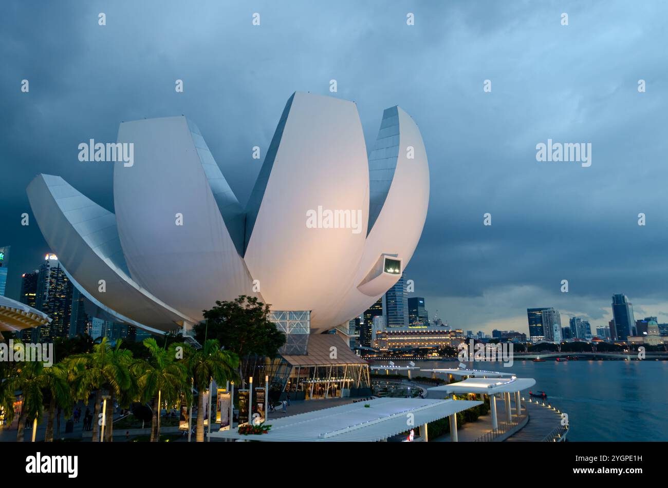 Art Science Museum, Marina Bay, Singapore, Southeast Asia, Asia Stock ...