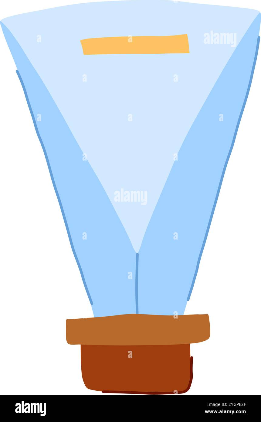 distinction glass trophy cartoon vector illustration Stock Vector Image ...