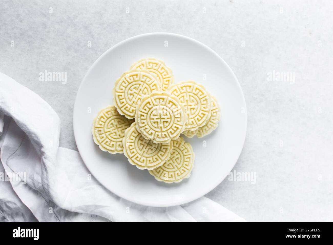 overhead view of tuwon madara on a white plate, nigerian alawar madara ...
