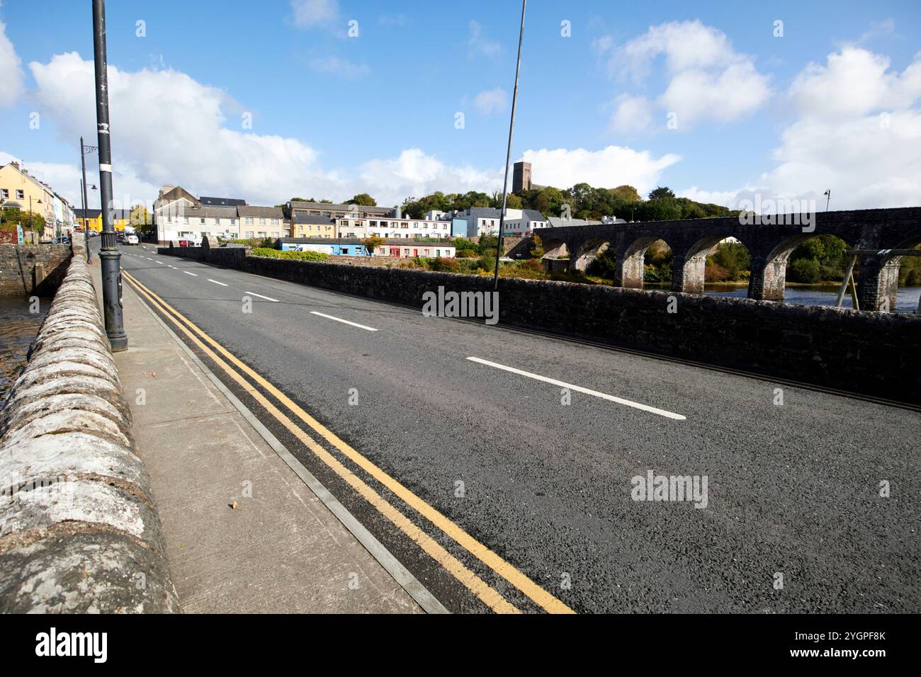 road bridge and seven arches bridge over the newport or blackoak river ...
