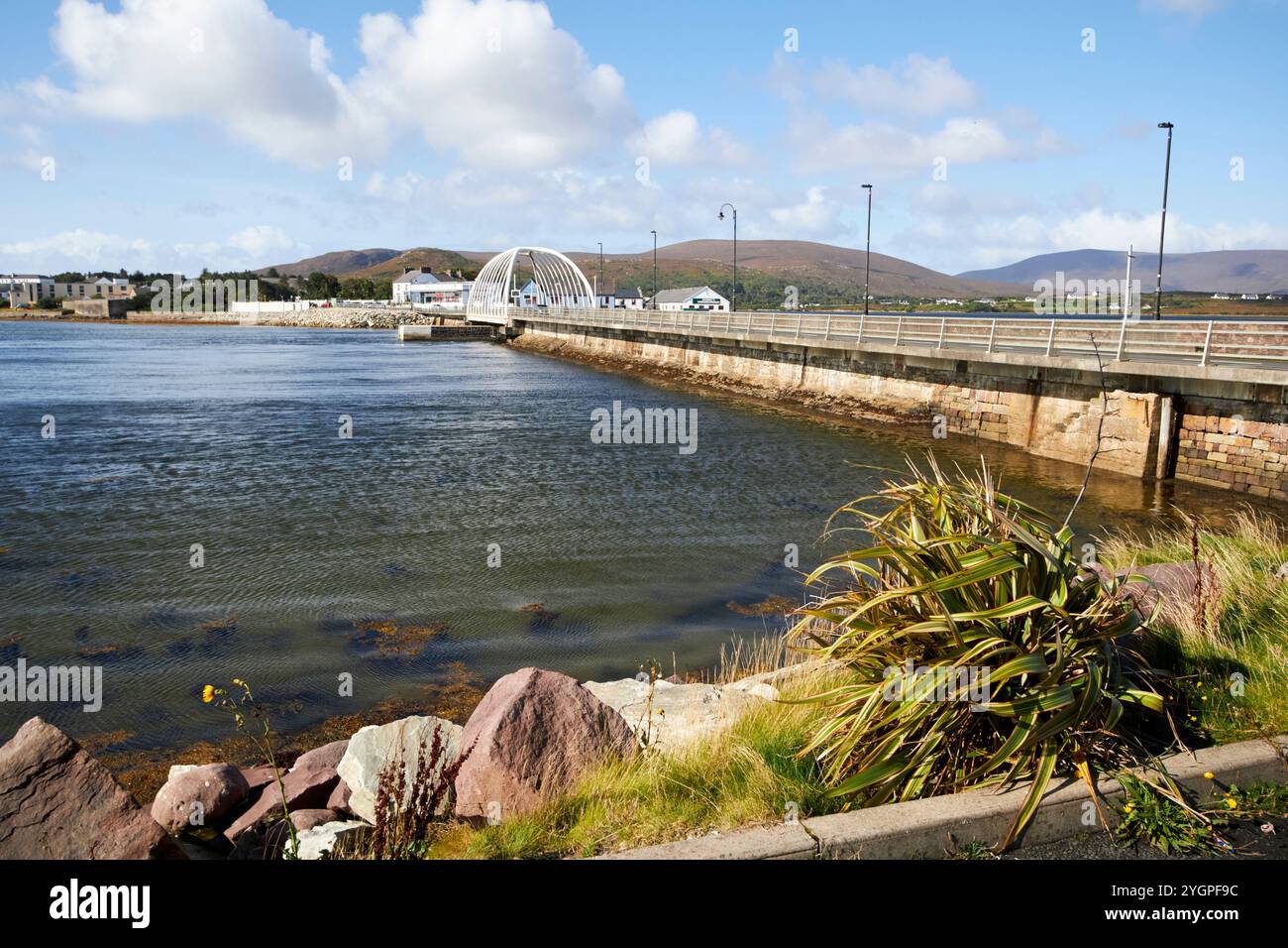 michael davitt bridge and achill sound leading to achill island, county ...