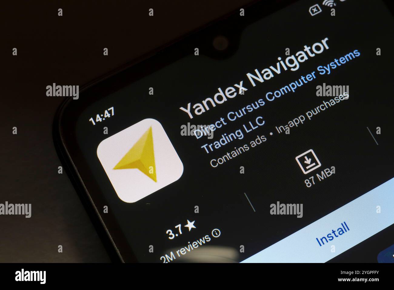 Yandex navigator logo hi-res stock photography and images - Alamy