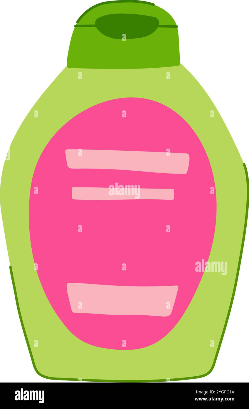 hydrating hair conditioner cartoon vector illustration Stock Vector ...