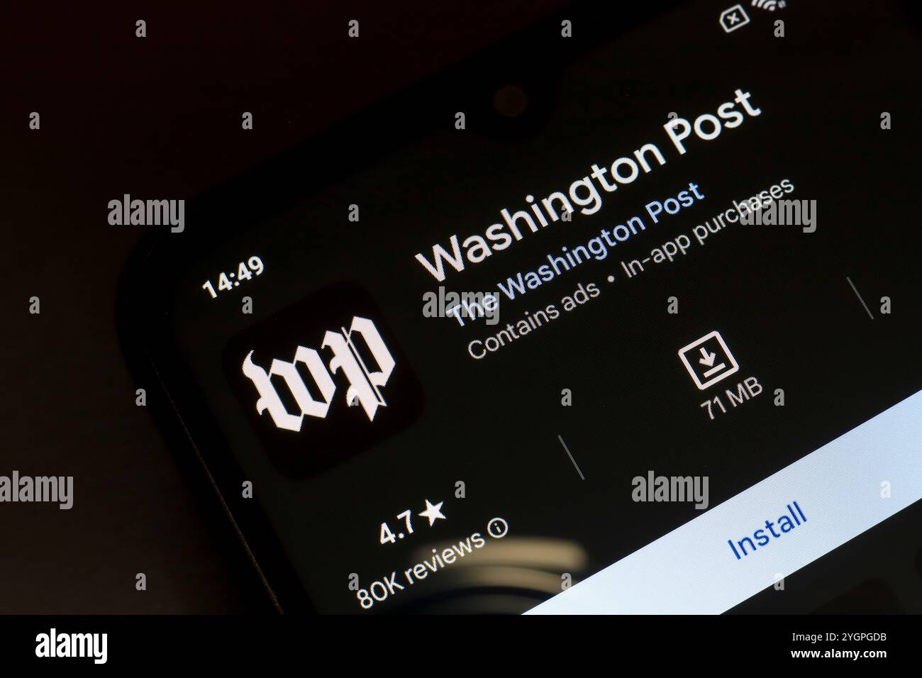 November 8, 2024, Brazil. In this photo illustration, the Washington ...