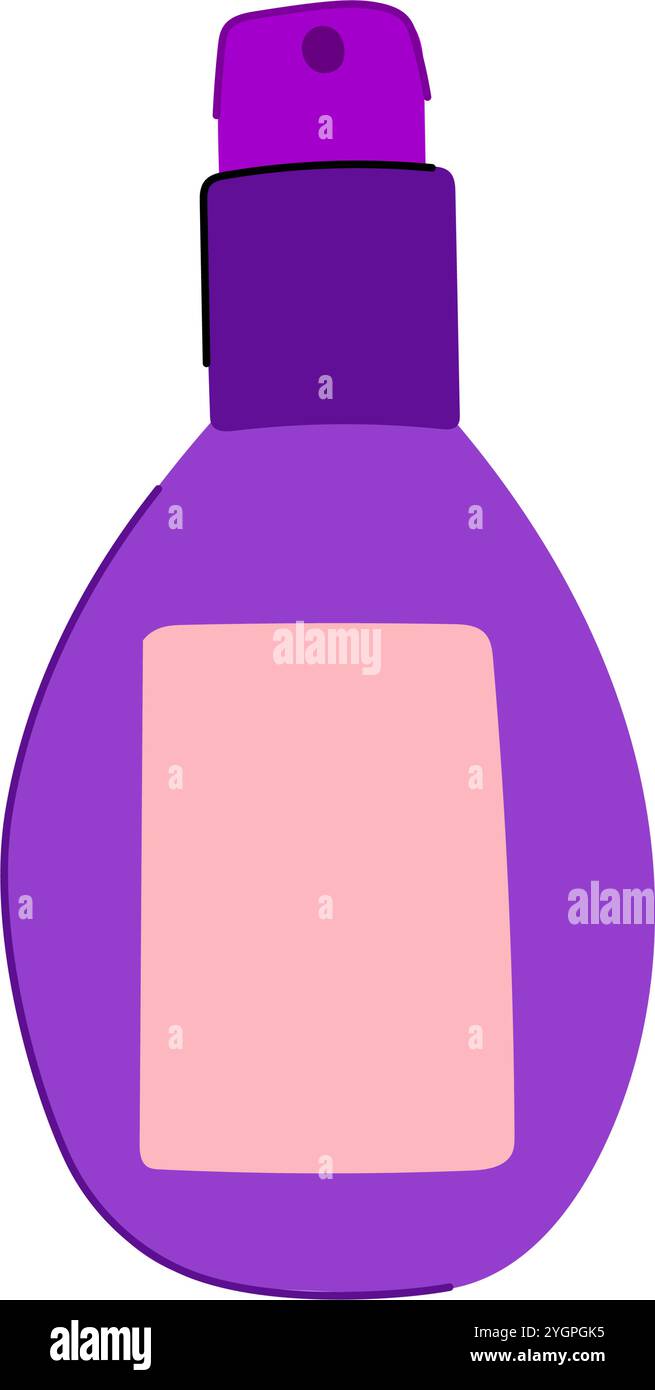 shine hair serum cartoon vector illustration Stock Vector Image & Art ...