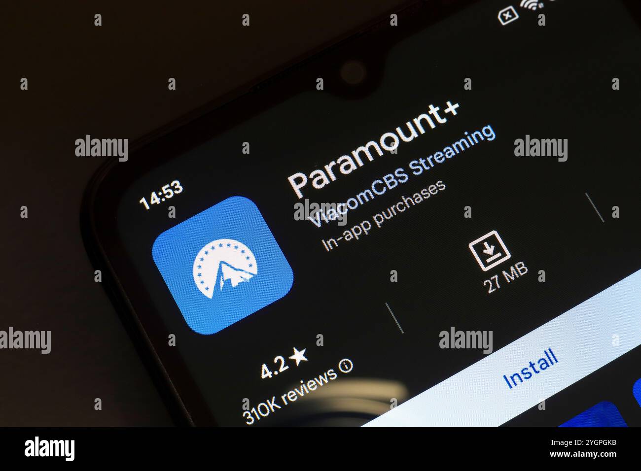 November 8, 2024, Brazil. In this photo illustration, the Paramount+ ...