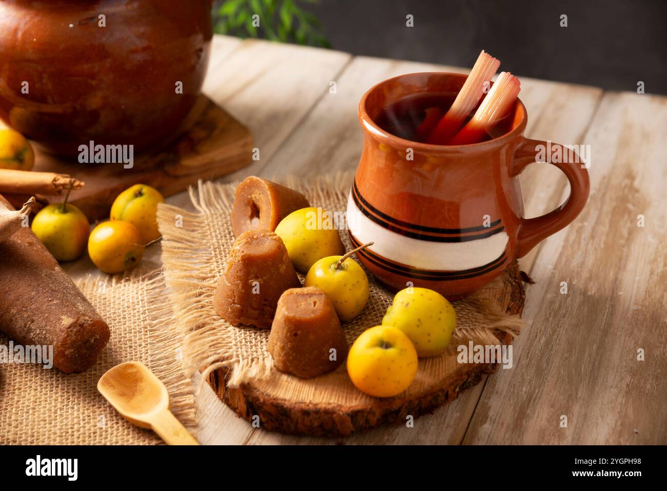 Mexican Christmas fruit punch. In Mexico it's called Ponche, is a hot ...