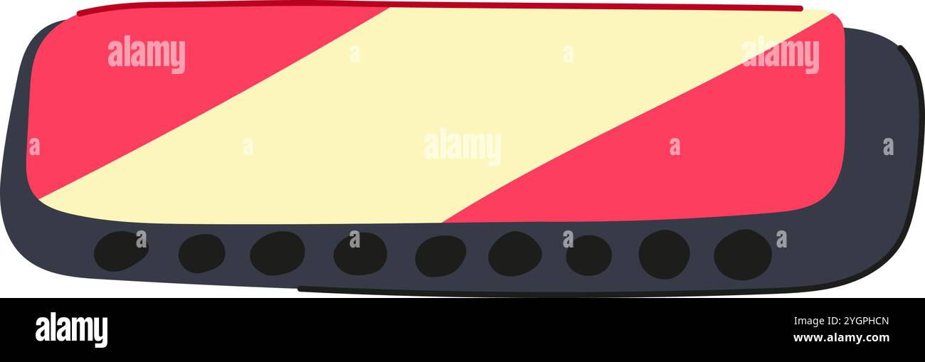 melody harmonica cartoon vector illustration Stock Vector Image & Art ...