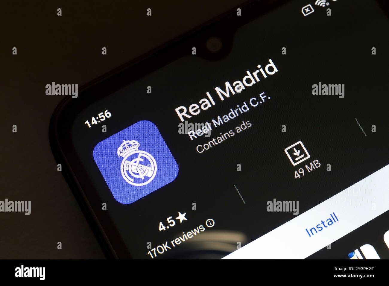 Logo real madrid app hi-res stock photography and images - Alamy