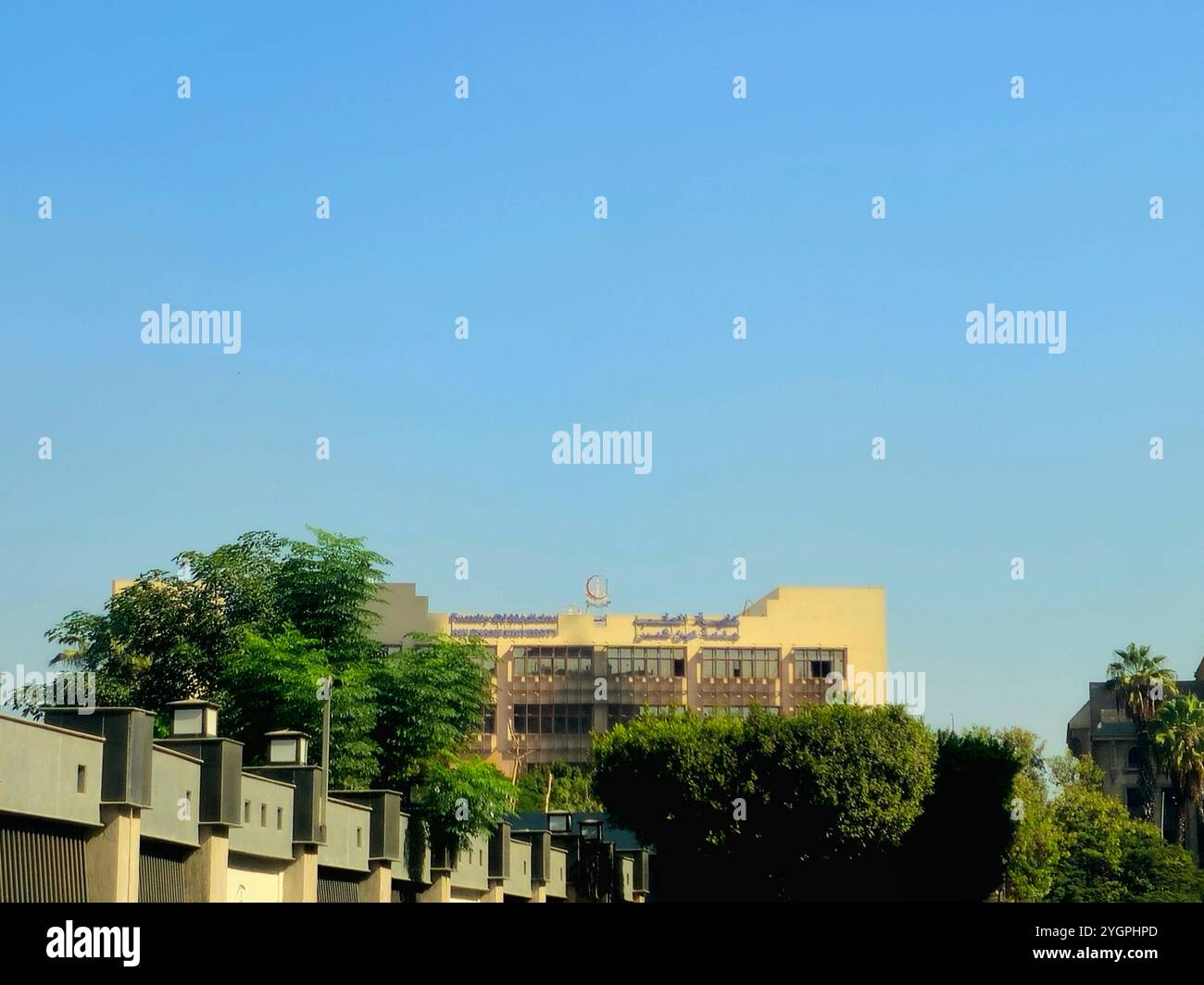 Cairo, Egypt, October 28 2024: Faculty of medicine of Ain Shams ...