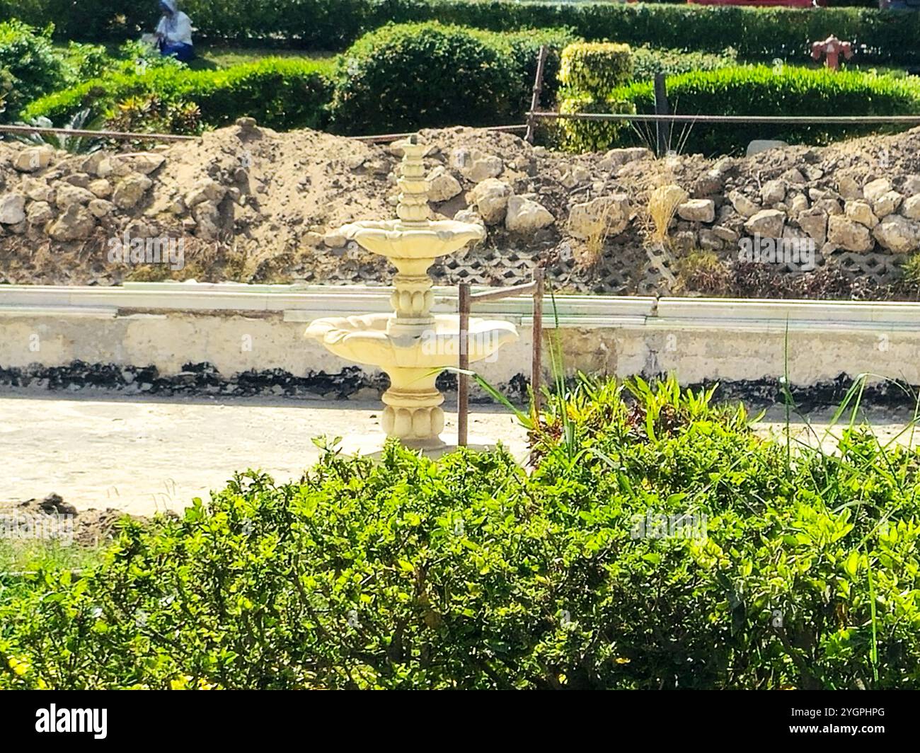 Cairo, Egypt, October 28 2024: water fountain of Saffron Zafaran Palace ...