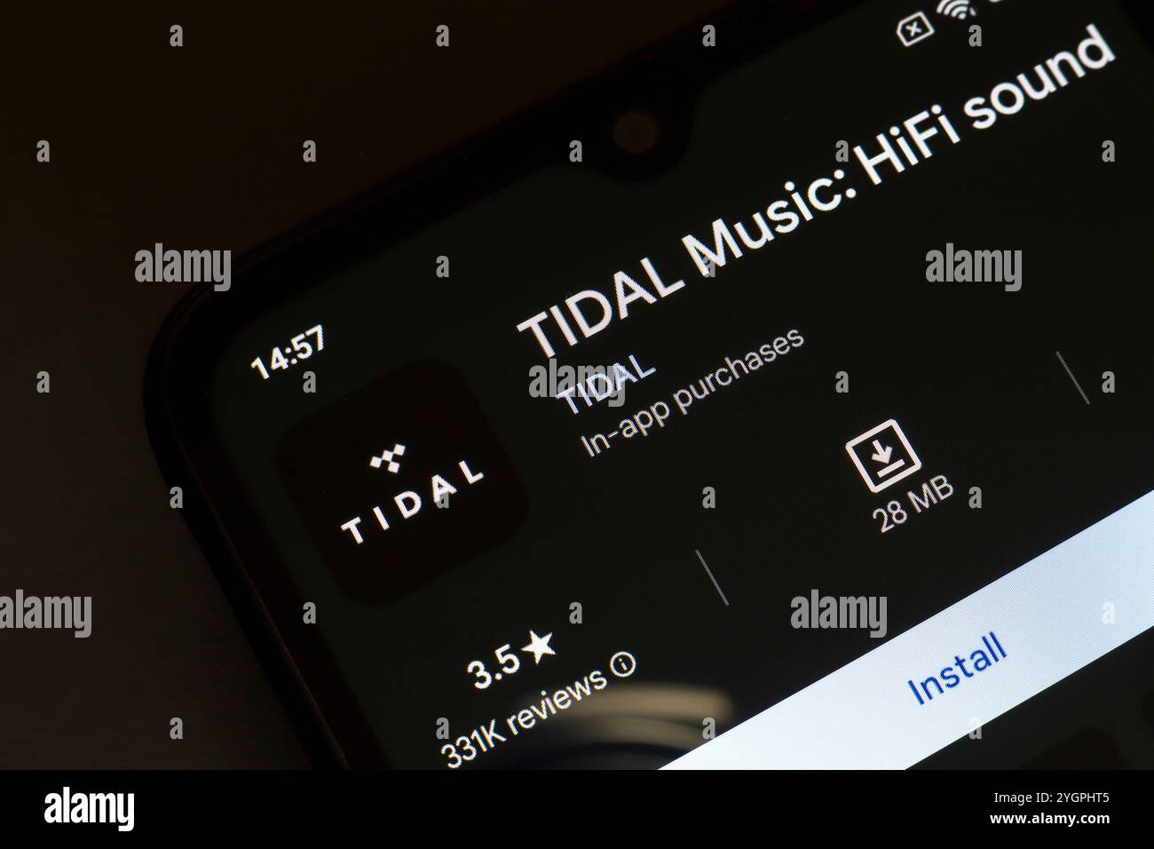 Tidal logo hi-res stock photography and images - Alamy