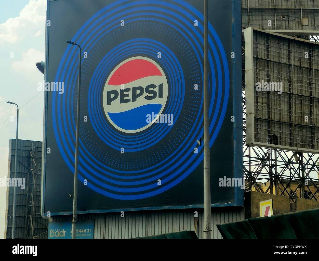 Pepsico beverages sign logo hi-res stock photography and images - Alamy