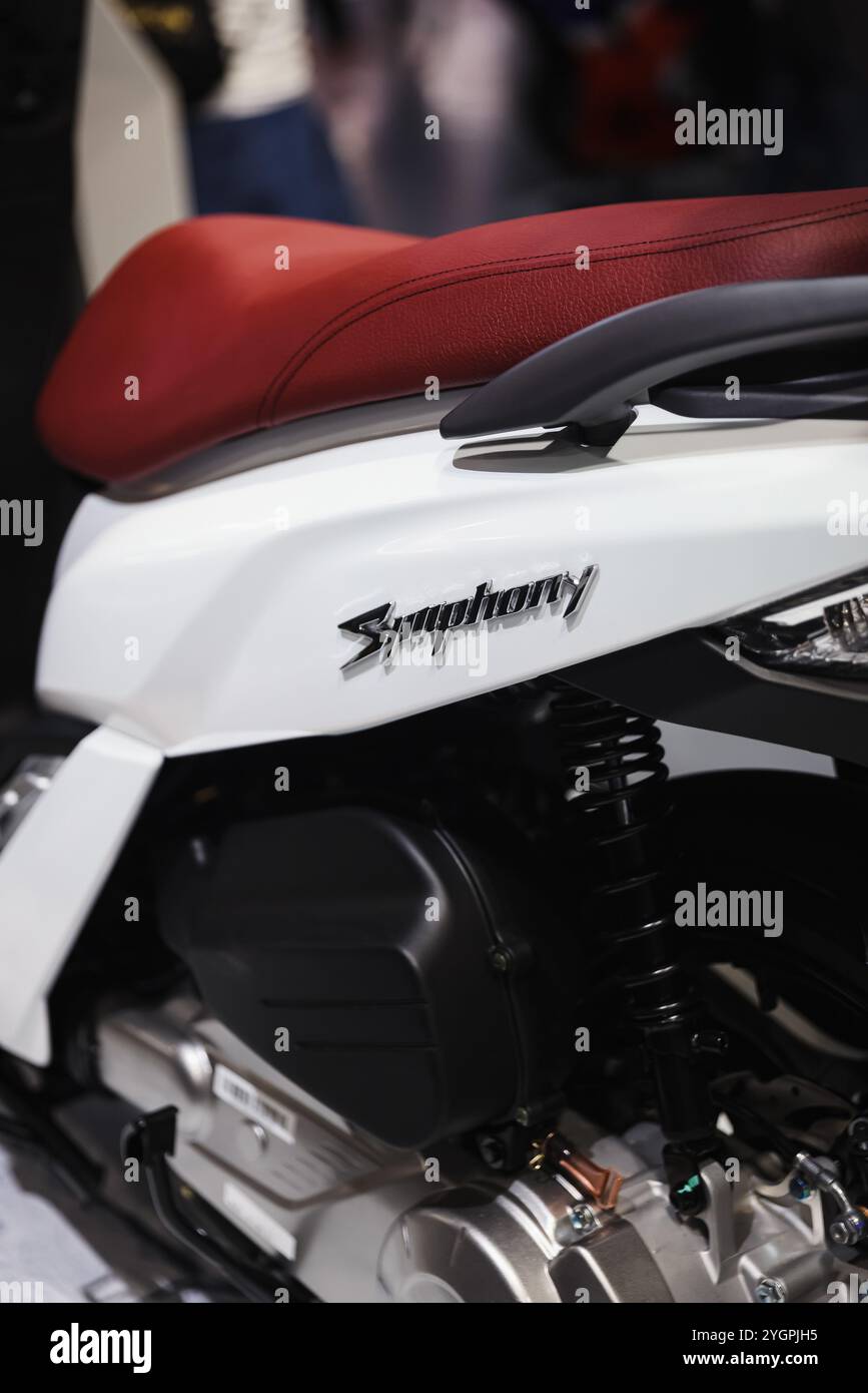 Milan, The EICMA edition for the 110 years of the Cycle and Motorcycle Show at Rho Fiera Milano ...