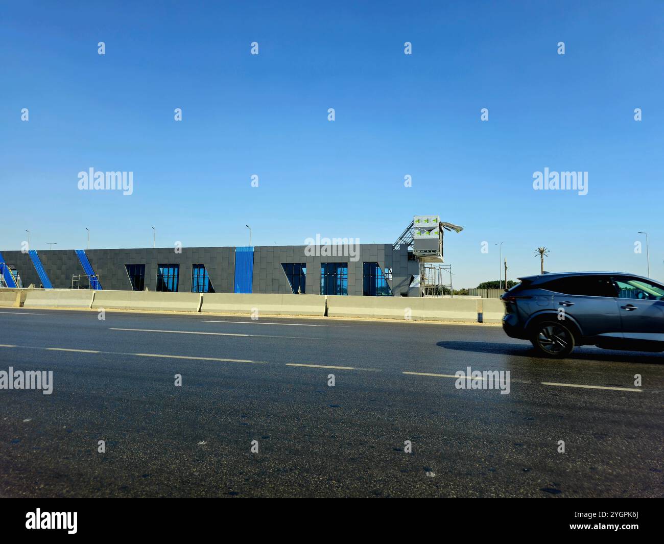 Cairo, Egypt, October 25 2024: The Bus Rapid Transit (BRT) project is ...