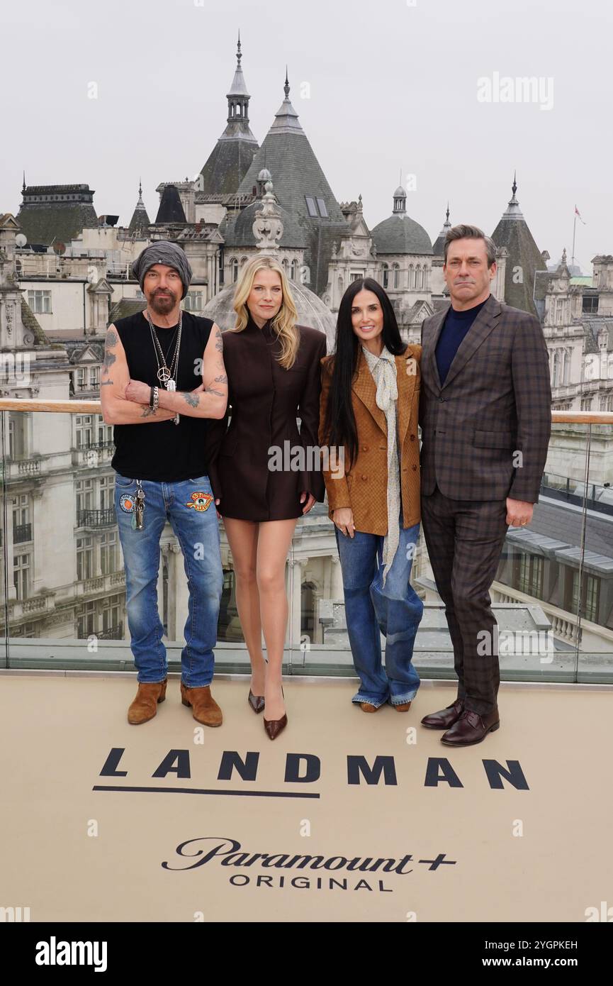 EDITORIAL USE ONLY (Left to right) Billy Bob Thornton, Ali Larter, Demi Moore and Jon Hamm ...