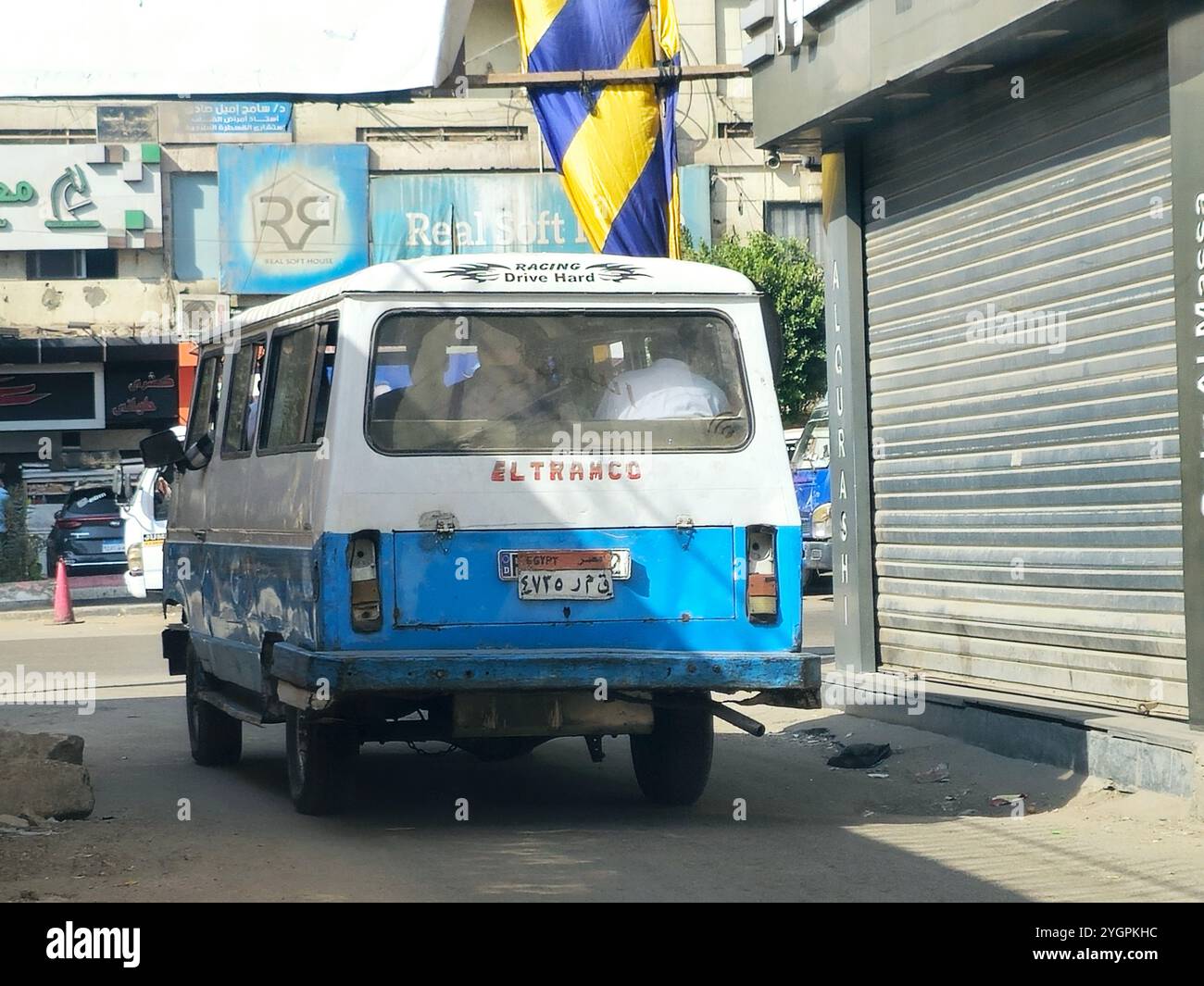 Cairo, Egypt, October 28 2024: Cairo transportation vehicles for ...