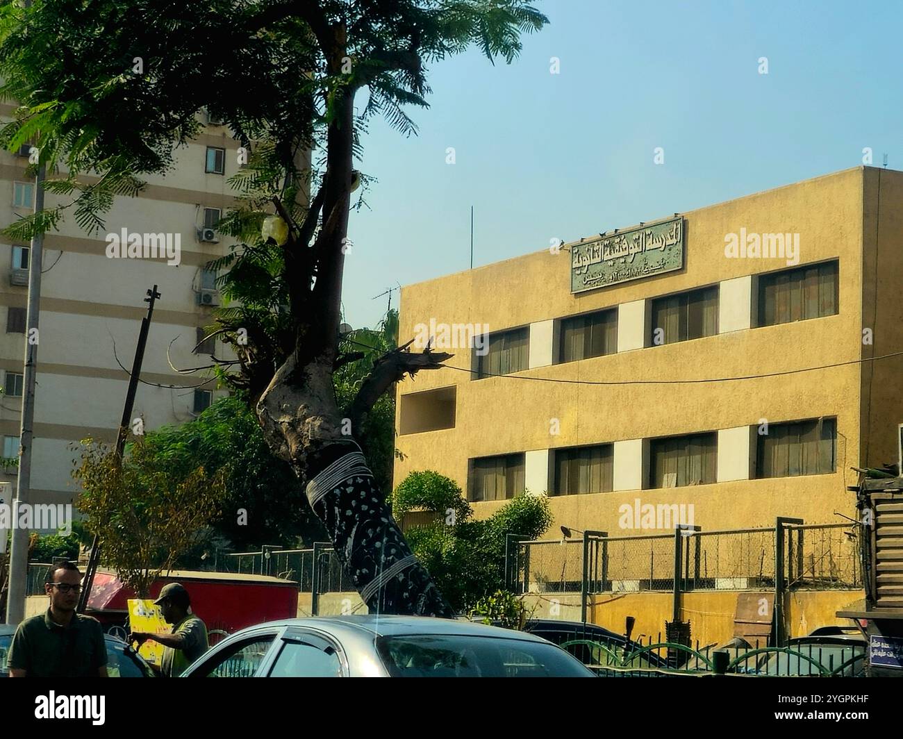 Cairo, Egypt, October 28 2024: Al-Tawfiqiya Secondary School for Boys ...