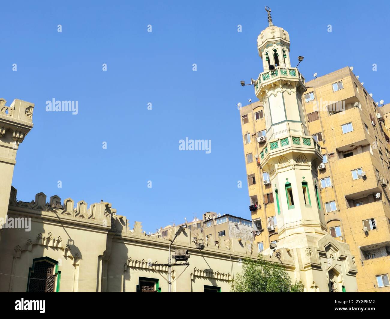 Cairo, Egypt, October 28 2024: Sheikh Kishk historical Mosque, or ...