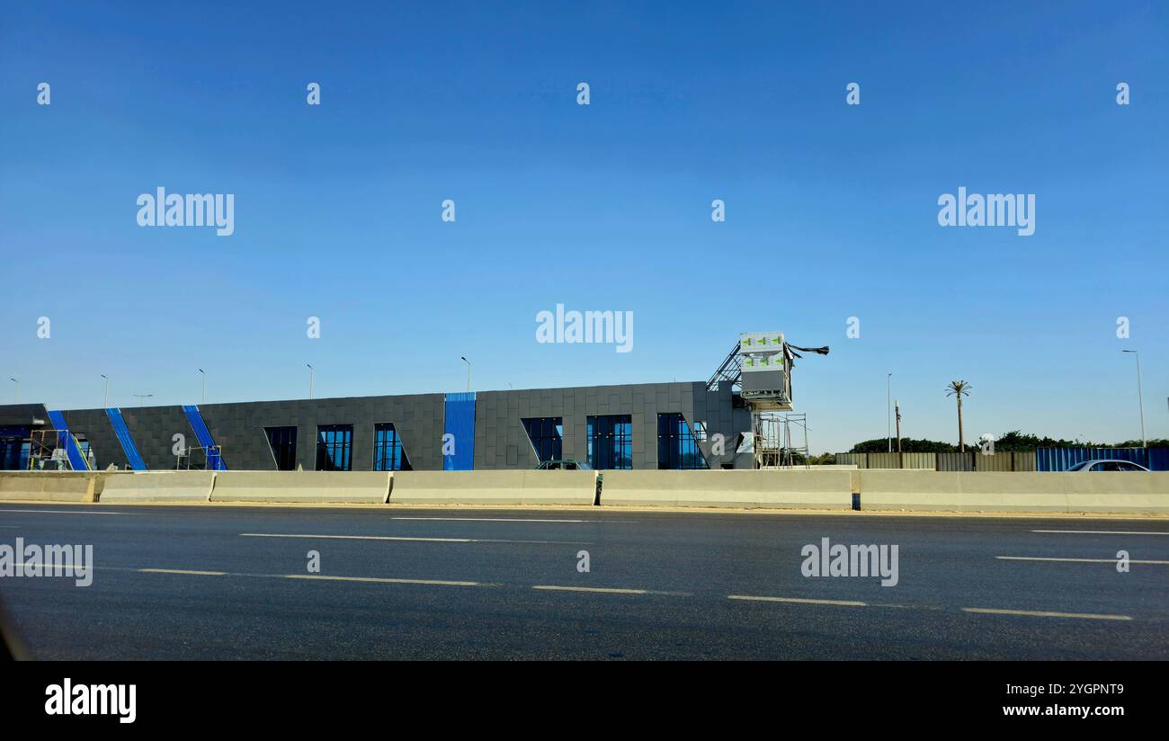 Cairo, Egypt, October 25 2024: The Bus Rapid Transit (BRT) project is ...