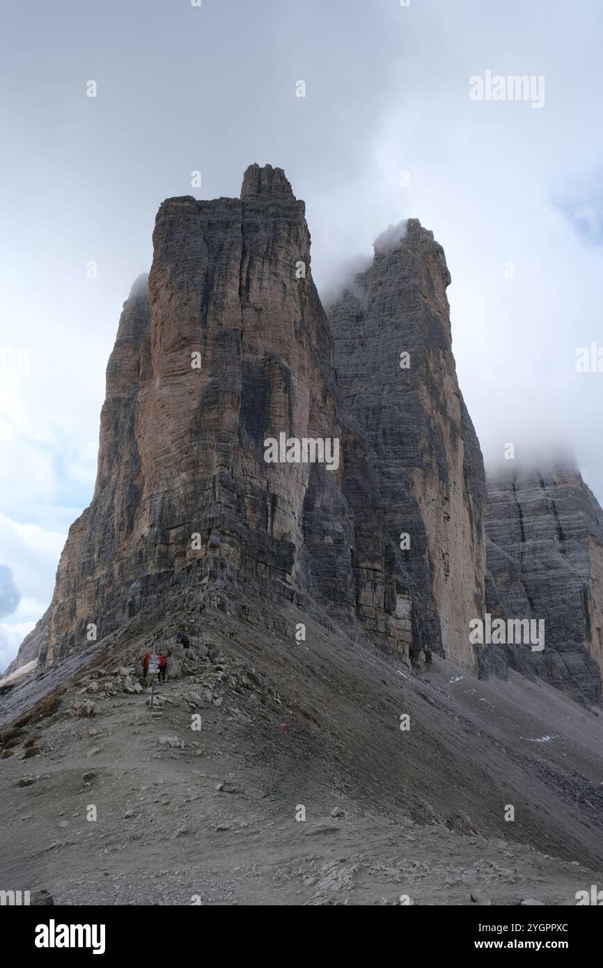 High peaks and breathtaking views—the Dolomites at their best Stock ...