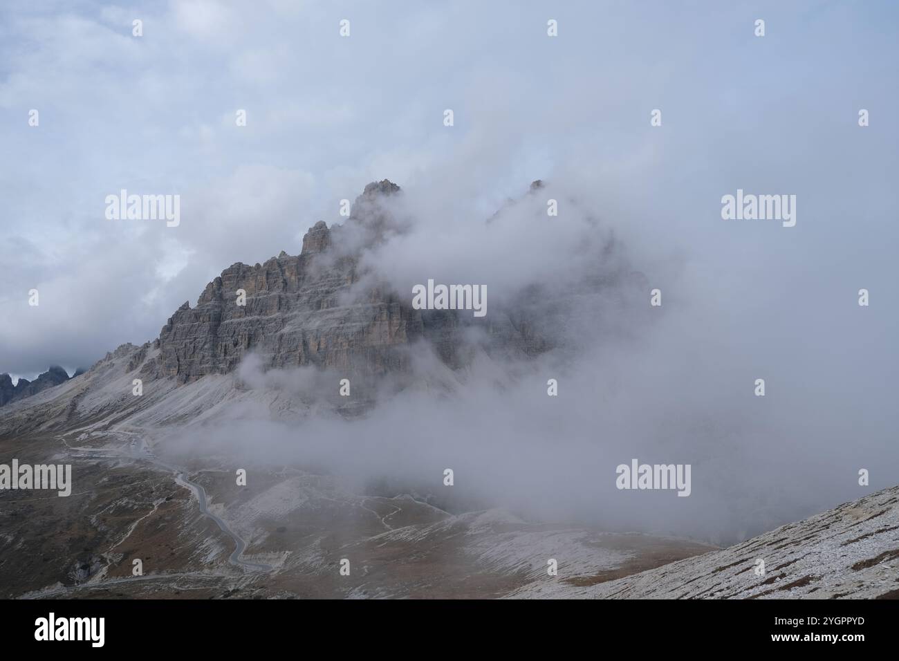 High peaks and breathtaking views—the Dolomites at their best Stock ...