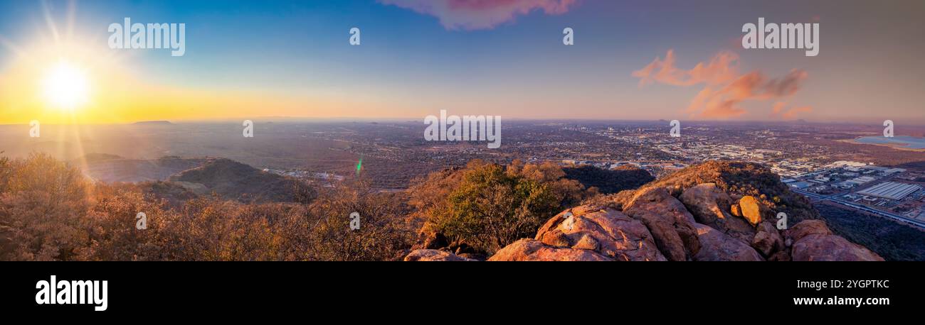 Aerial view gaborone capital city hi-res stock photography and images ...