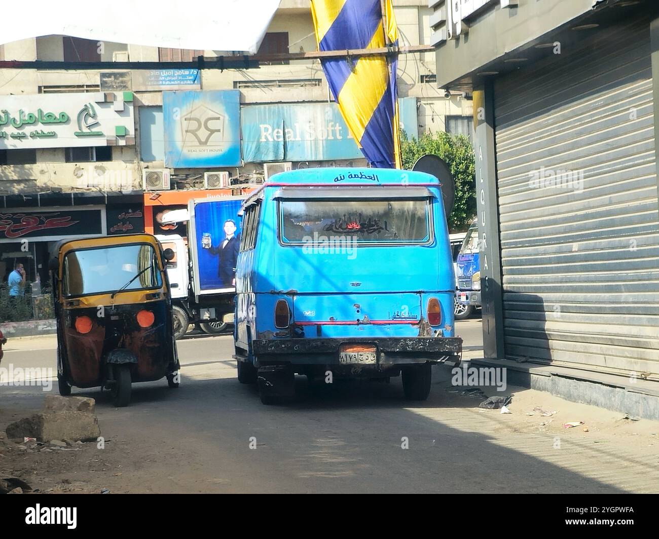 Cairo, Egypt, October 28 2024: Cairo transportation vehicles for ...