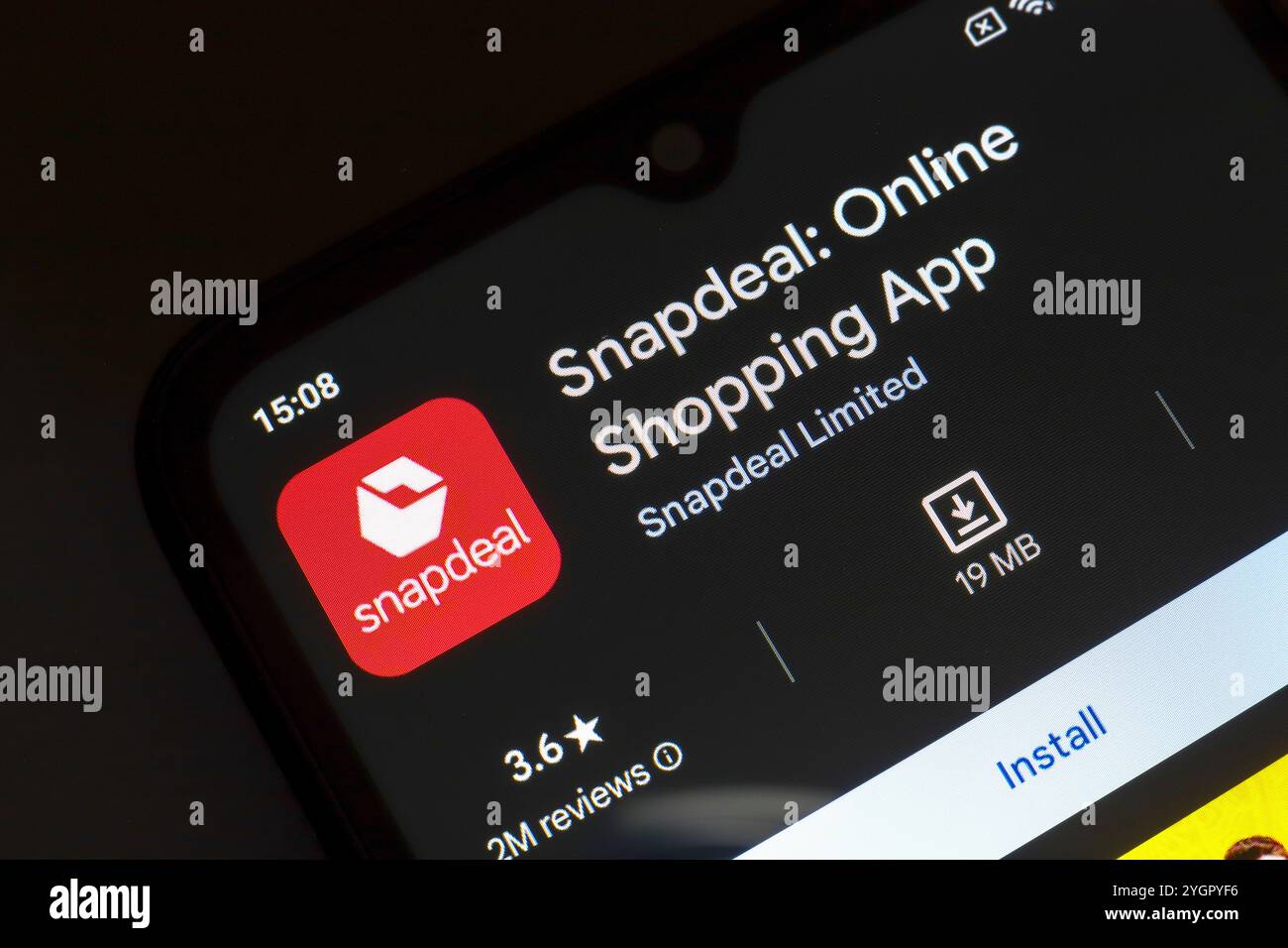 November 8, 2024, Brazil. In this photo illustration, the Snapdeal: Online Shopping app logo is ...
