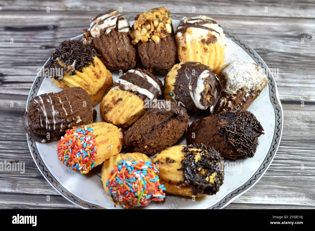 Traditional Arabic cookies for celebration of Islamic holidays of El ...