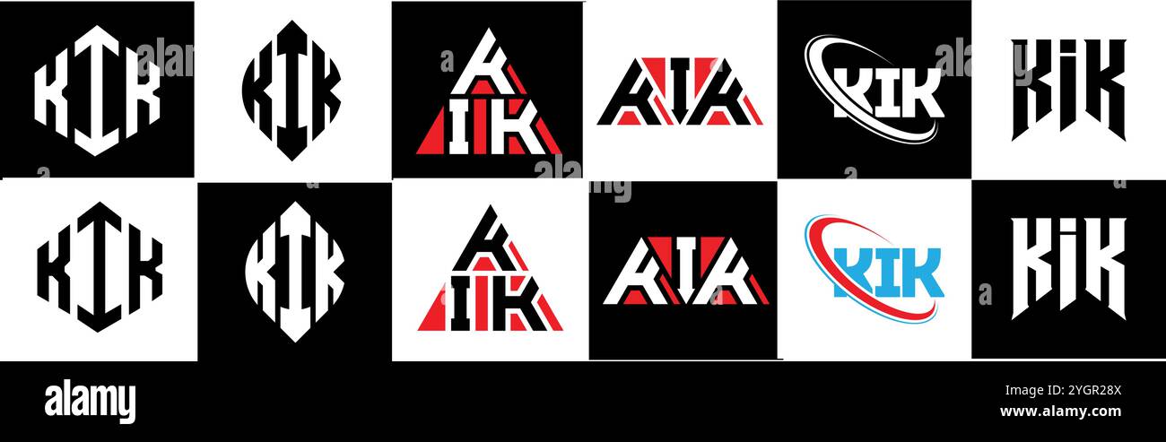 Kik circle logo Stock Vector Images - Alamy