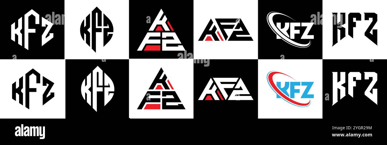 Kfz logo vector Stock Vector Images - Alamy