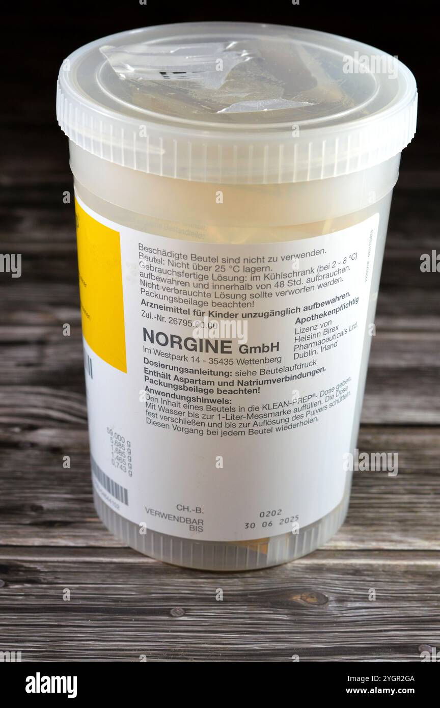 Cairo, Egypt, October 4 2024: Klean Prep sachet powder for oral ...