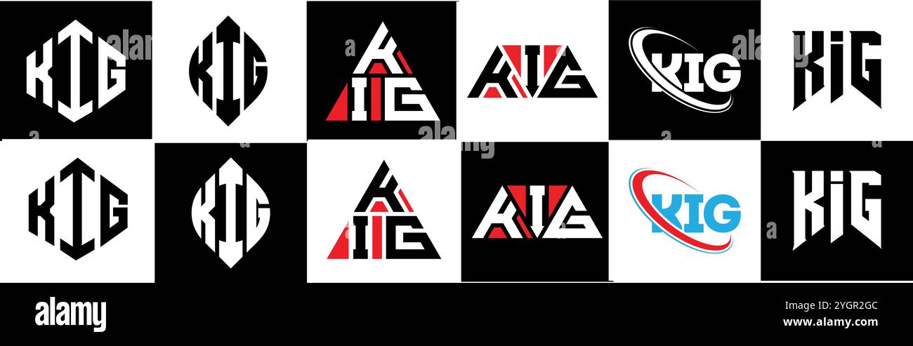 Kig tech logo Stock Vector Images - Alamy