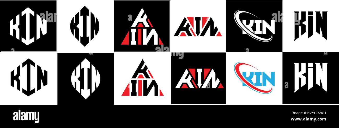Kin logo Stock Vector Images - Alamy