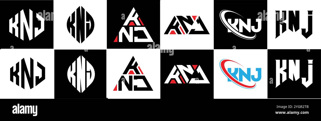 Knj technology logo hi-res stock photography and images - Alamy