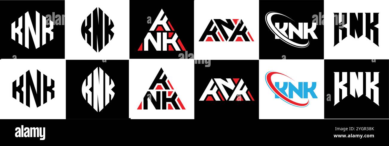 Knk circle logo hi-res stock photography and images - Alamy