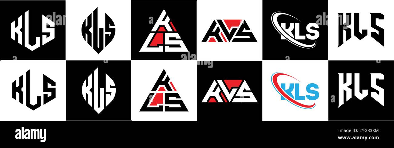Kls font Stock Vector Images - Alamy