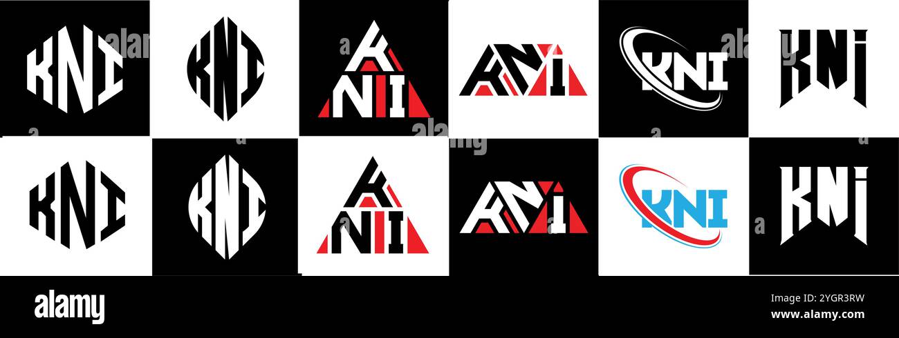 Kni technology logo Stock Vector Images - Alamy
