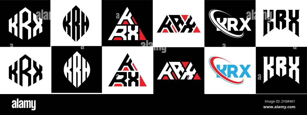 Krx font Stock Vector Images - Alamy