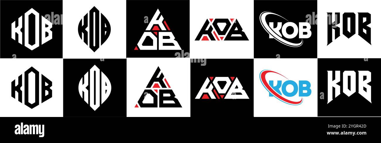 Kob circle logo hi-res stock photography and images - Alamy