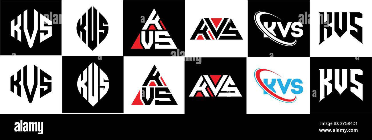 Kvs circle logo Stock Vector Images - Alamy