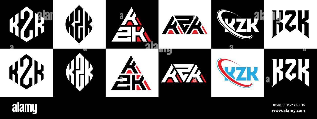 Kzk tech logo hi-res stock photography and images - Alamy