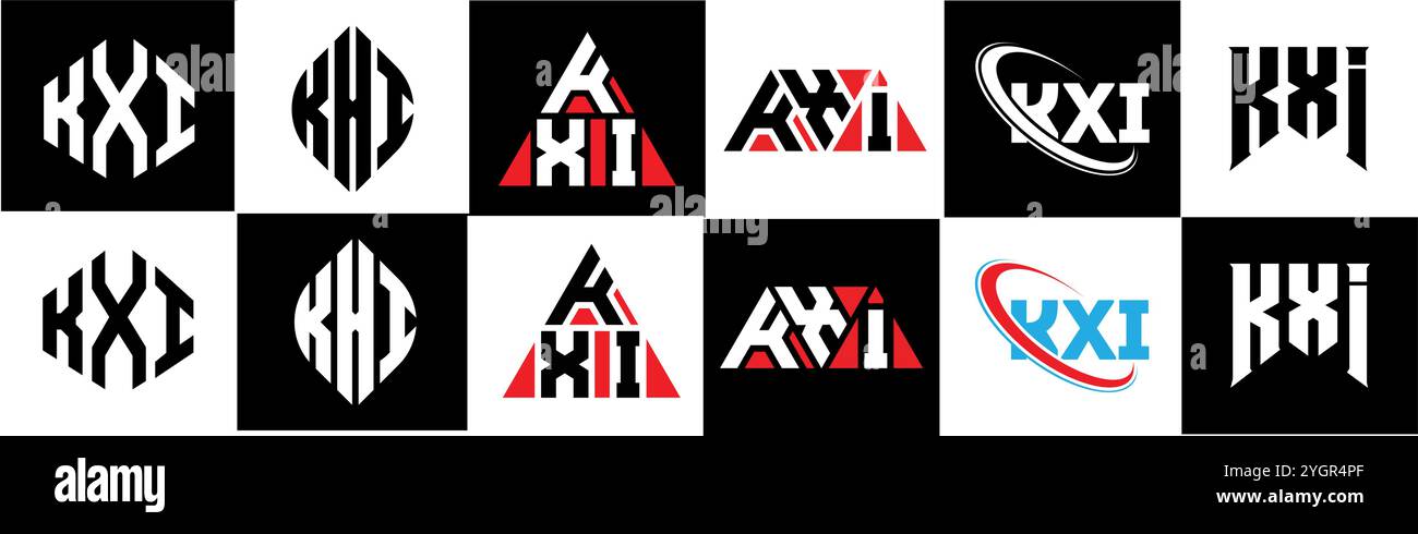 Kxi technology logo Stock Vector Images - Alamy