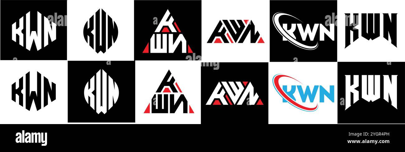 Kwn circle logo hi-res stock photography and images - Alamy