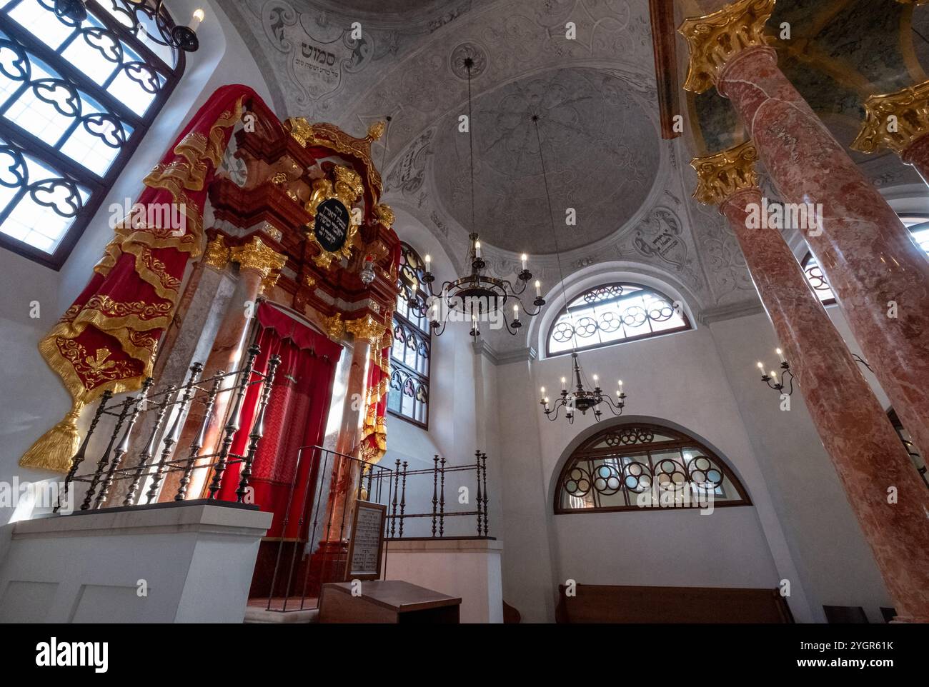 The last remaining synagogue in Mikulov, Czech Republic. Named the Old ...