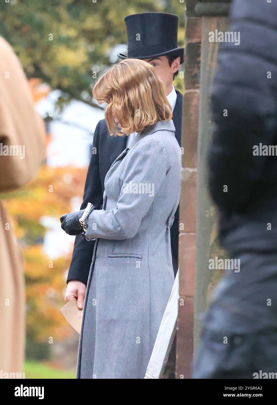 Comedian Jimmy Carr debut film Fackham Hall filming in Thornton Hough ...